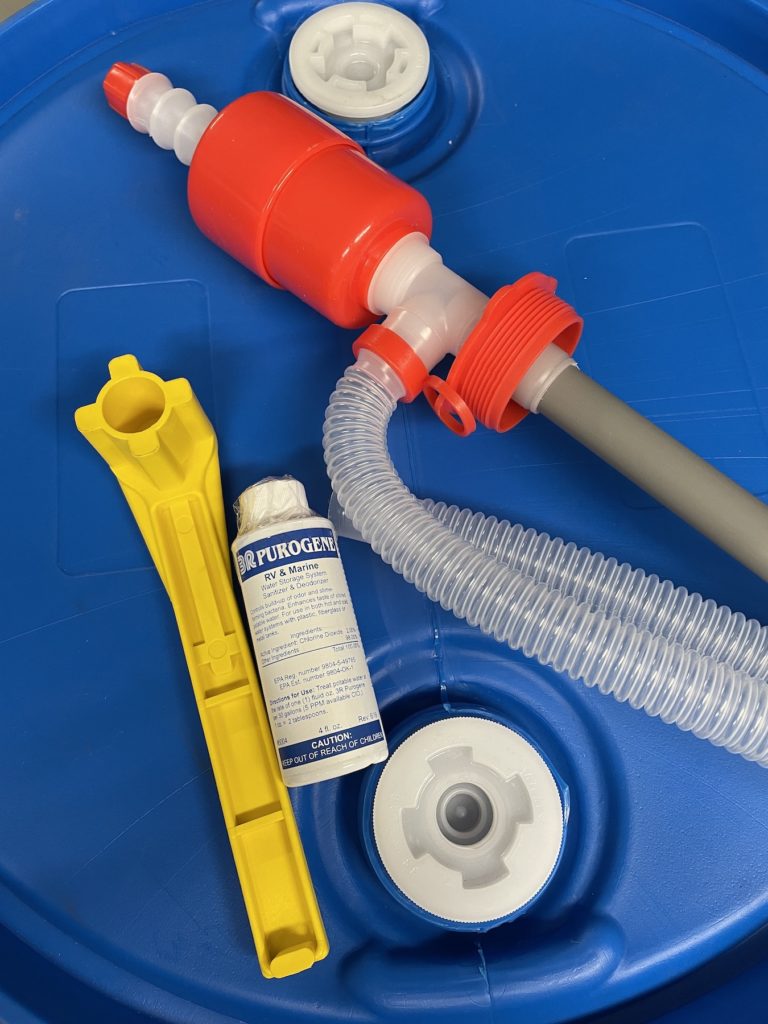 Emergency water storage and disinfection - American Cop