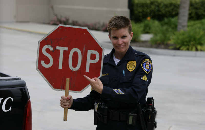 You Are Standing Where? - American Cop