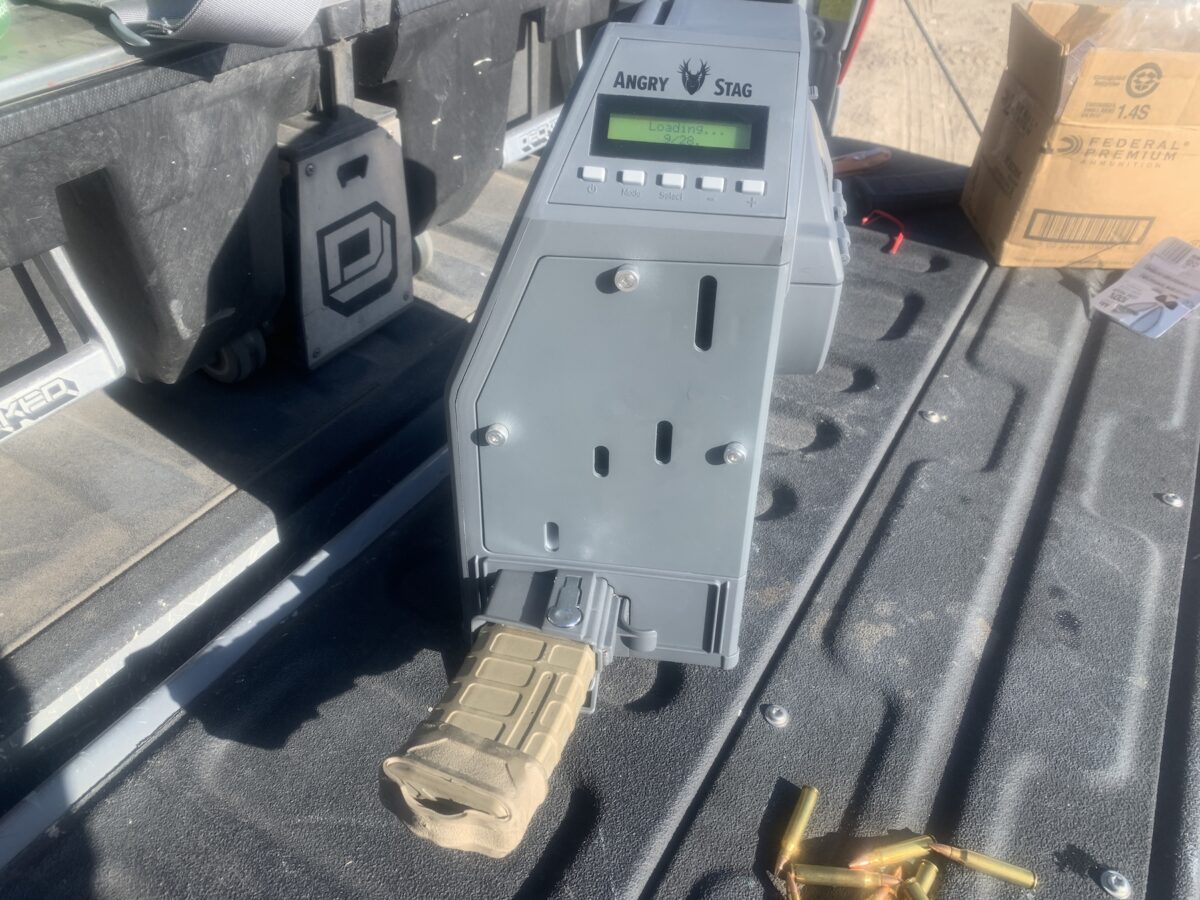 Loading Mags — Angry Stag’s Electric AR-15 Magazine Loader - American Cop