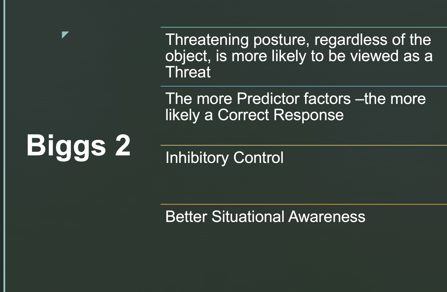 Ready Positions And Better Outcomes - American Cop